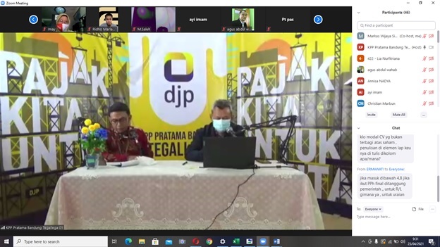 Tingkatkan Kepatuhan, KPP Tegallega Adakan Kelas Pajak SPT Badan | Direktorat Jenderal Pajak